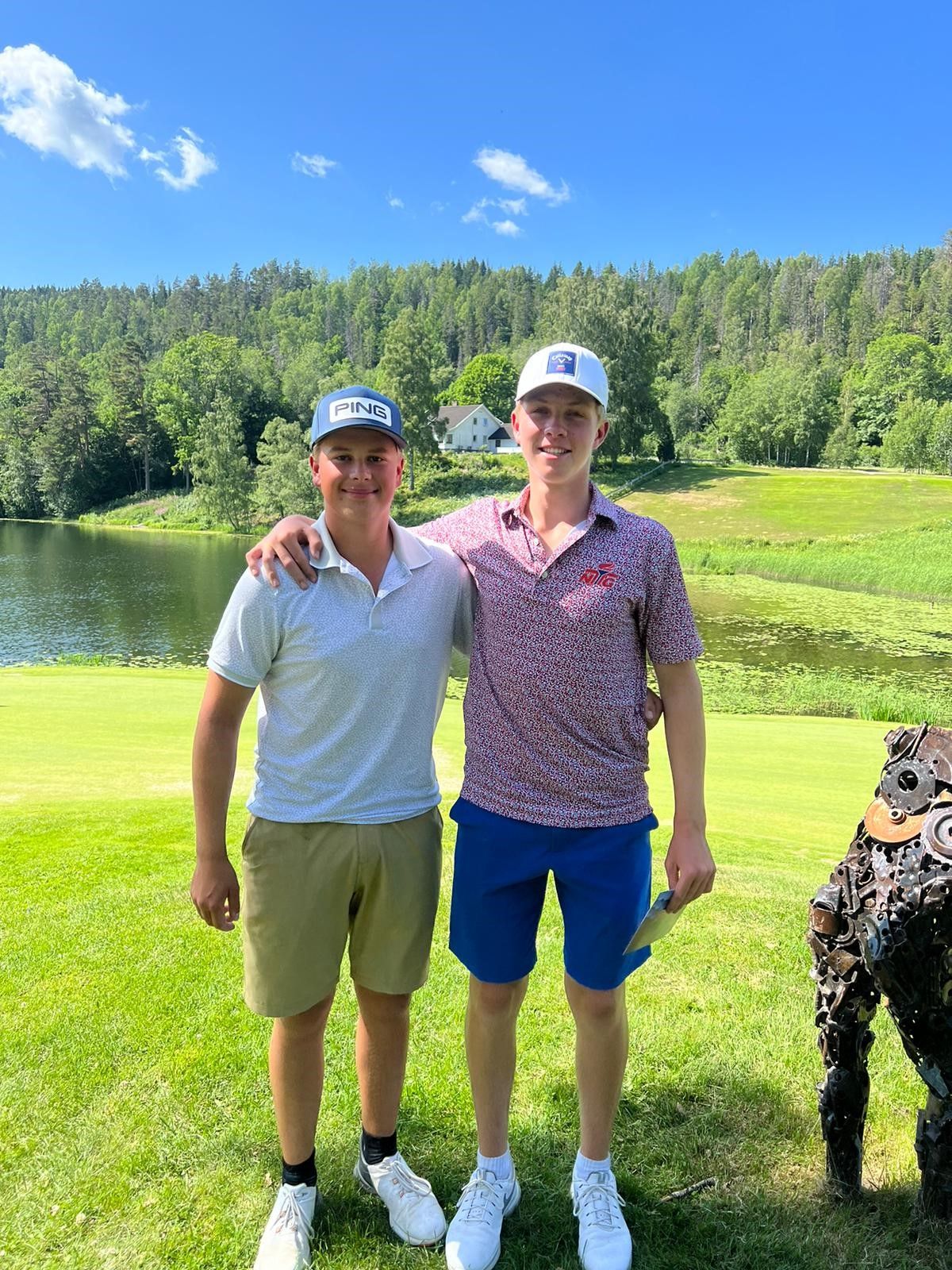 Seier til Benjamin på Srixon Tour i Elverum - Haga Golfklubb